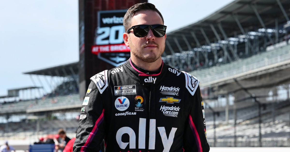 Alex Bowman have been fined by NASCAR for his late...