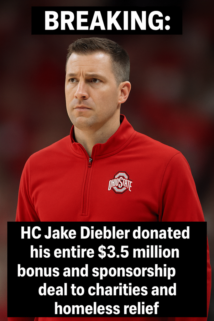 BREAKING: Ohio State HC Jake Diebler Donates Entire.